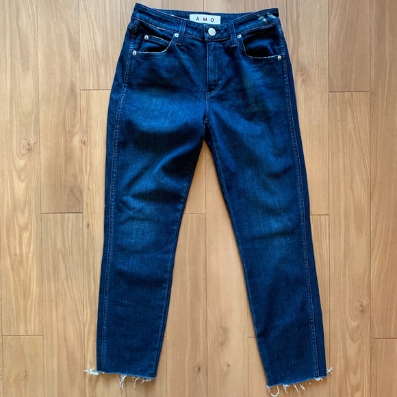 AMO | Jeans | Amo Denim Eclipse Stix Crop Skinny Mid Rise Size 27 | Poshmark